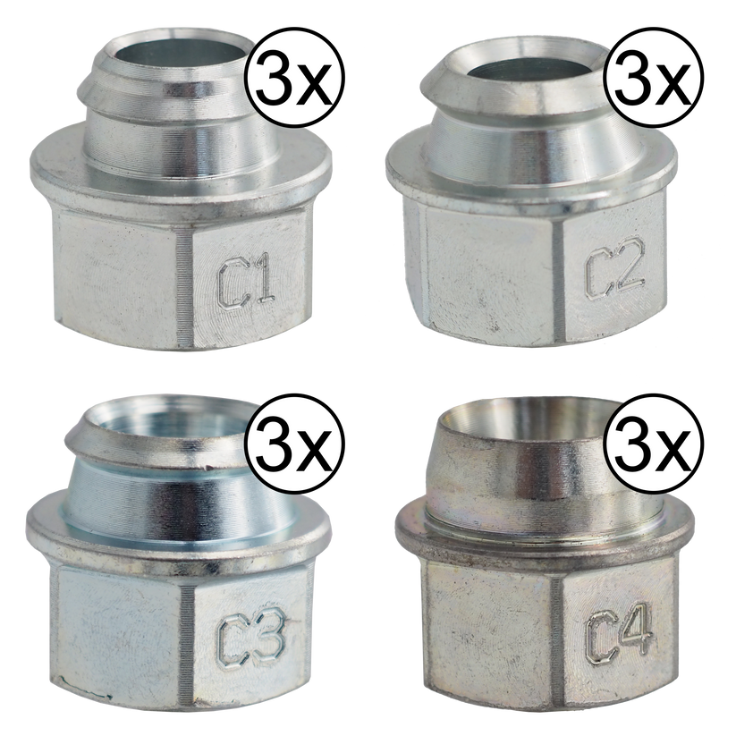 DY2300 Refill Pack – 12x Blades (3x C1, C2, C3, C4) - (DY-RP) – Dynomec Ltd